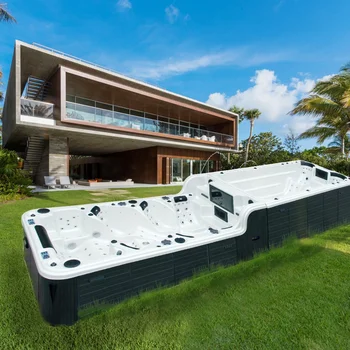 High Quality Excersize Dual Zone Swim Spa 8m Hot Tub Swimming Spa ...