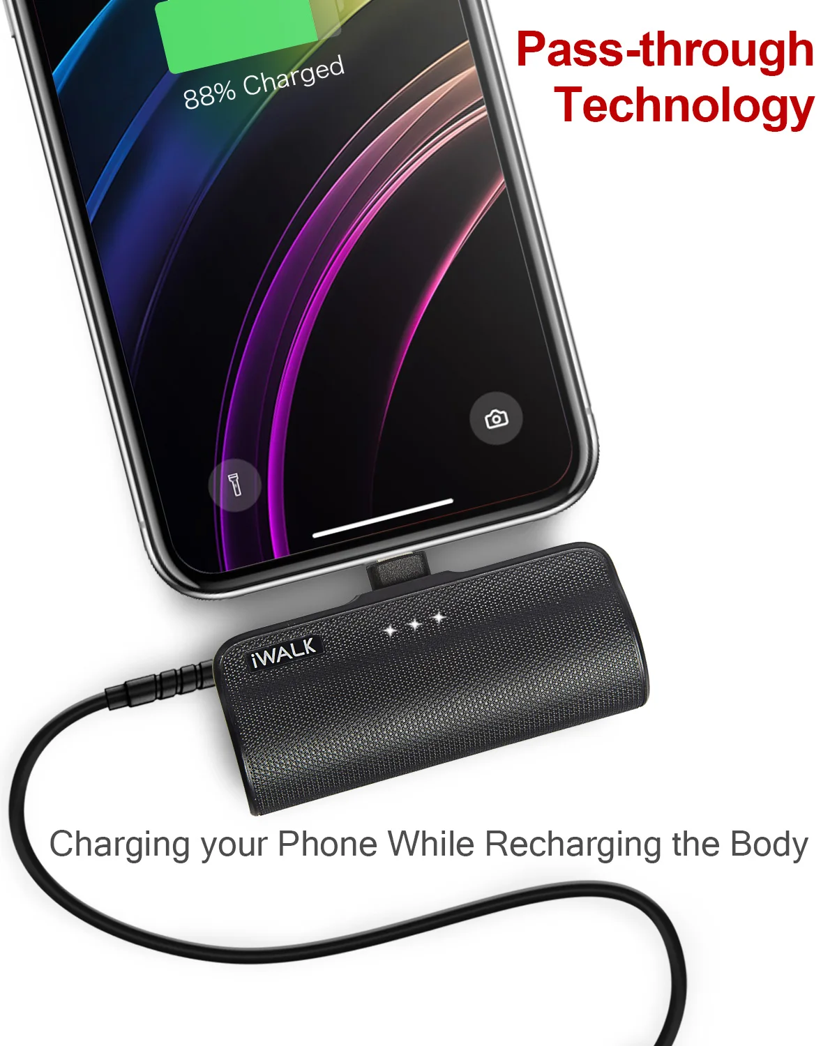 Iwalk Linkpod 3 - Compact Powerbank with 3350mah Capacity