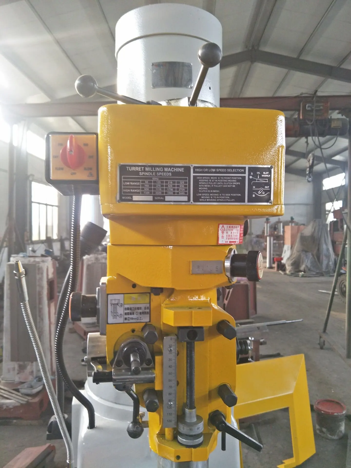 3 Axis Fraiseuse Machines Universal Swivel Head Milling Machine ...