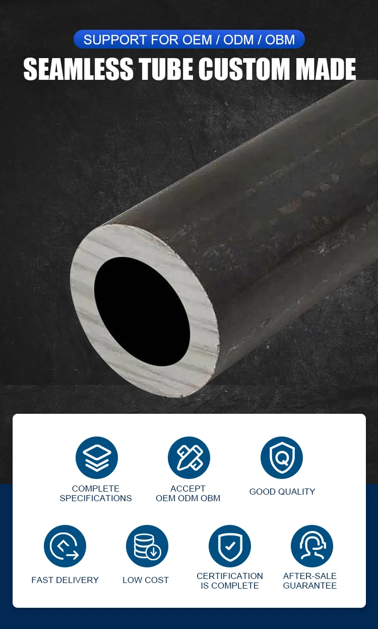 Api 5l Gr.x52/gr.b Carbon Round Steel Pipe Black Erw Hollow Seamless ...