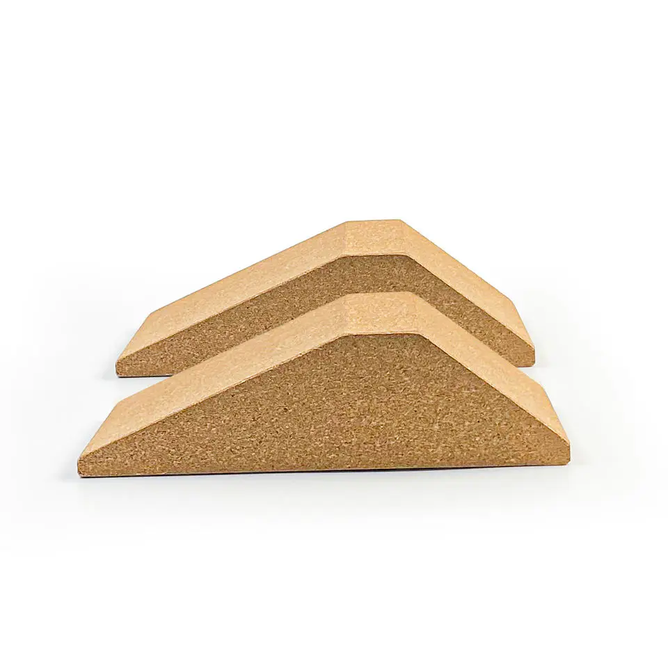 Bodybuilding Slant Board Calf Raise - Wooden Cork Squat Wedge Block