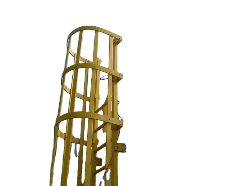 FRP Ladder Cage, Storage tank Handrail Straight Ladder Customization ...