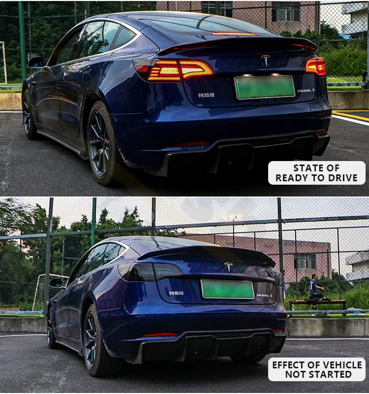 Hansshow Model 3 / Y Eagle Eye Style Tail Lights Led Brake Light For ...