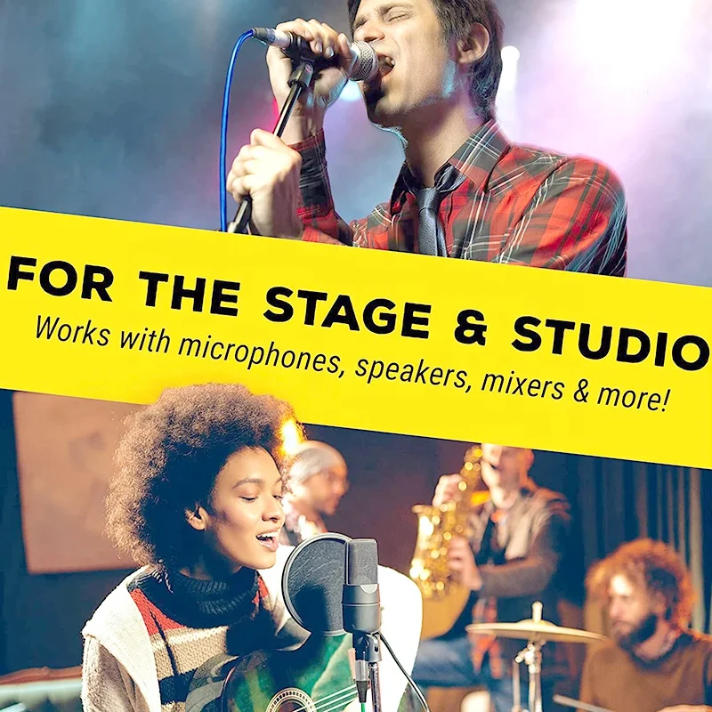 DMX Audio De Y Power Snake XLR Cable - Male to Female