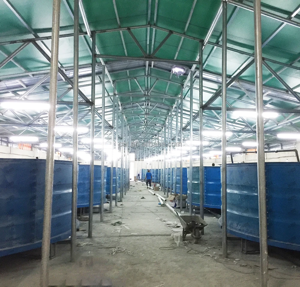 CATAQUA Ras Tilapia Fish Farming Equipment - Biofloc Tank Design