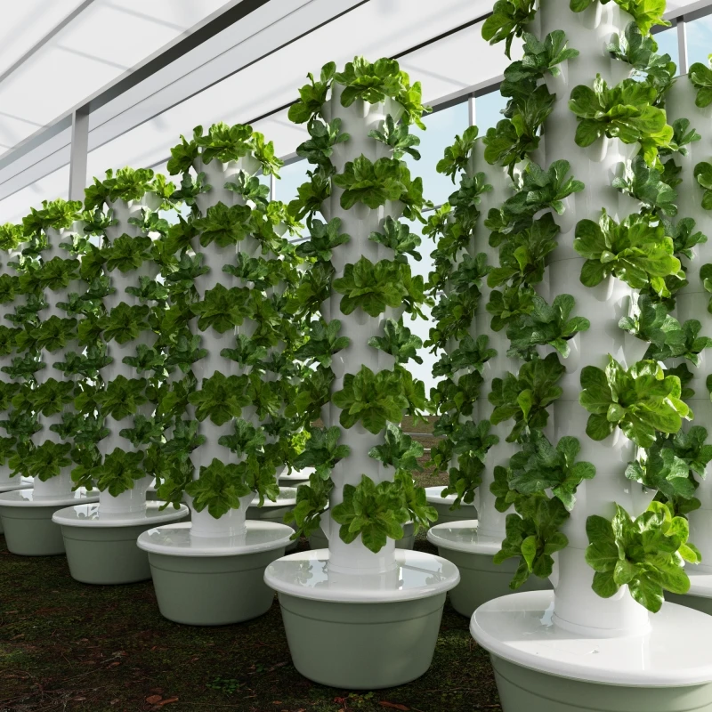 High Quality Hydroponic Grow System Vertical Design Automated Watering ...