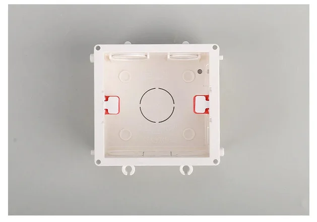 Electrical Pvc Junction Boxe 86style Plastic 3 Way PVC Flame Retardant ...