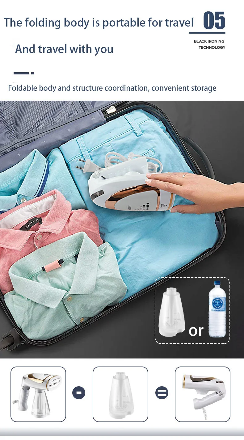 Portable Hanging Ironing Machine Mini Ironing Household Steam Brush ...