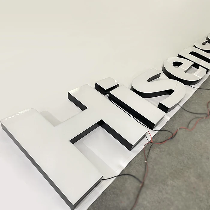 Custom Outdoor Wall 3d Illuminated Retail Store Name Sign Design ...