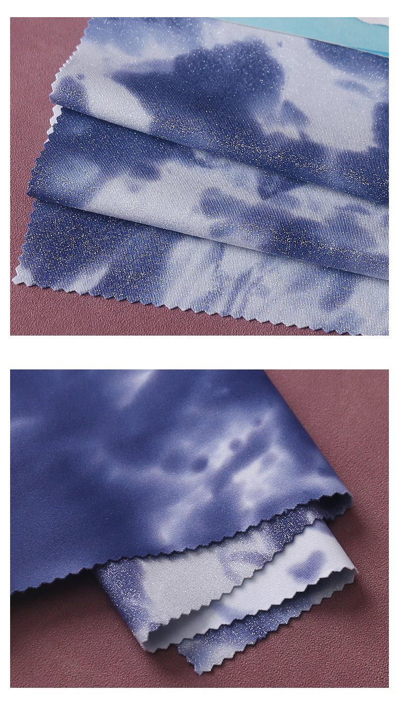 220G Metal Wire Flash Nylon Spandex Knitted Elastic Fabric