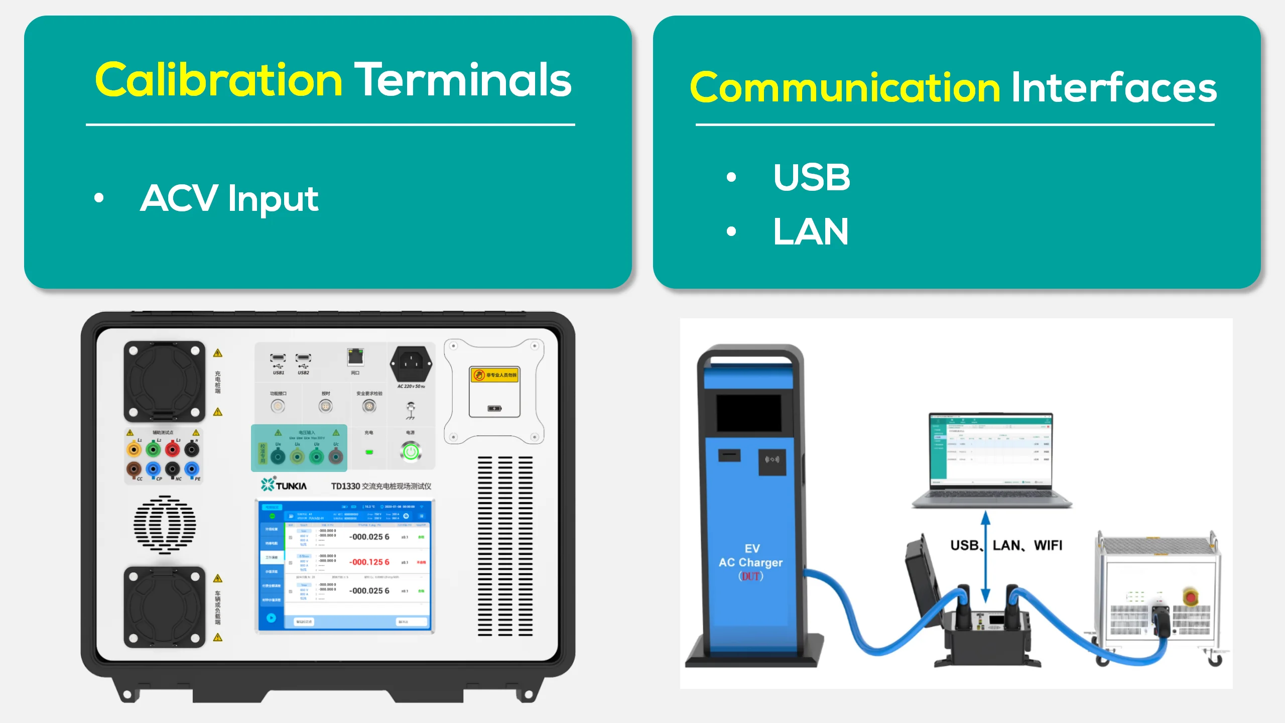 TUNKIA TD1330 Portable Electric Vehicle Charging Station