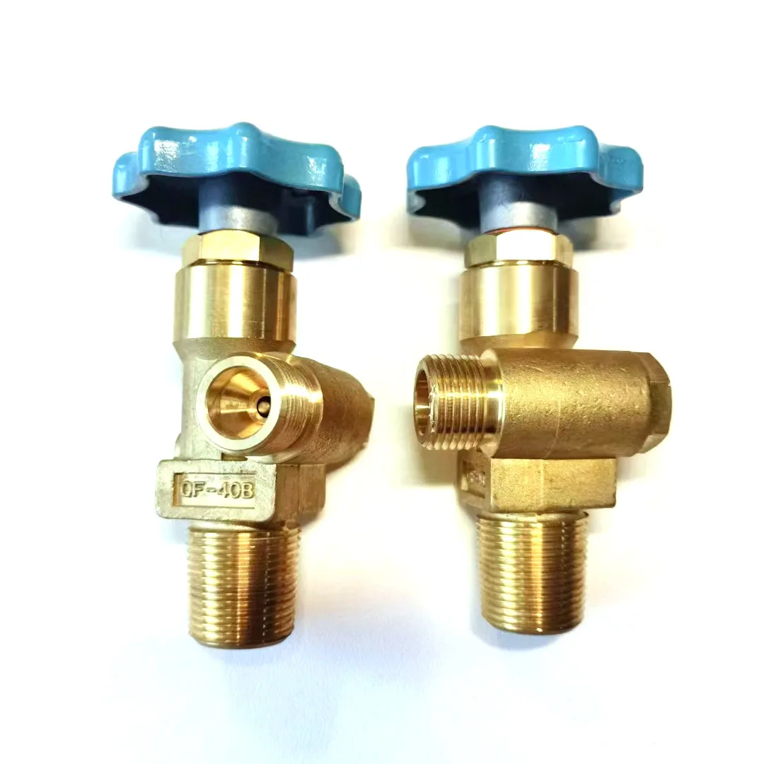 Gas Cylinder Valve Qf-40b Qf-40 Brass Carbon Dioxide Liquefied Cylinder ...
