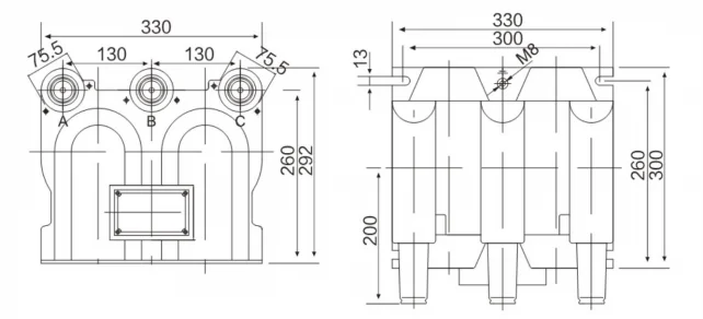 Single and Three-Phase Power CT PT Transformer with 220kv Input Voltage ...