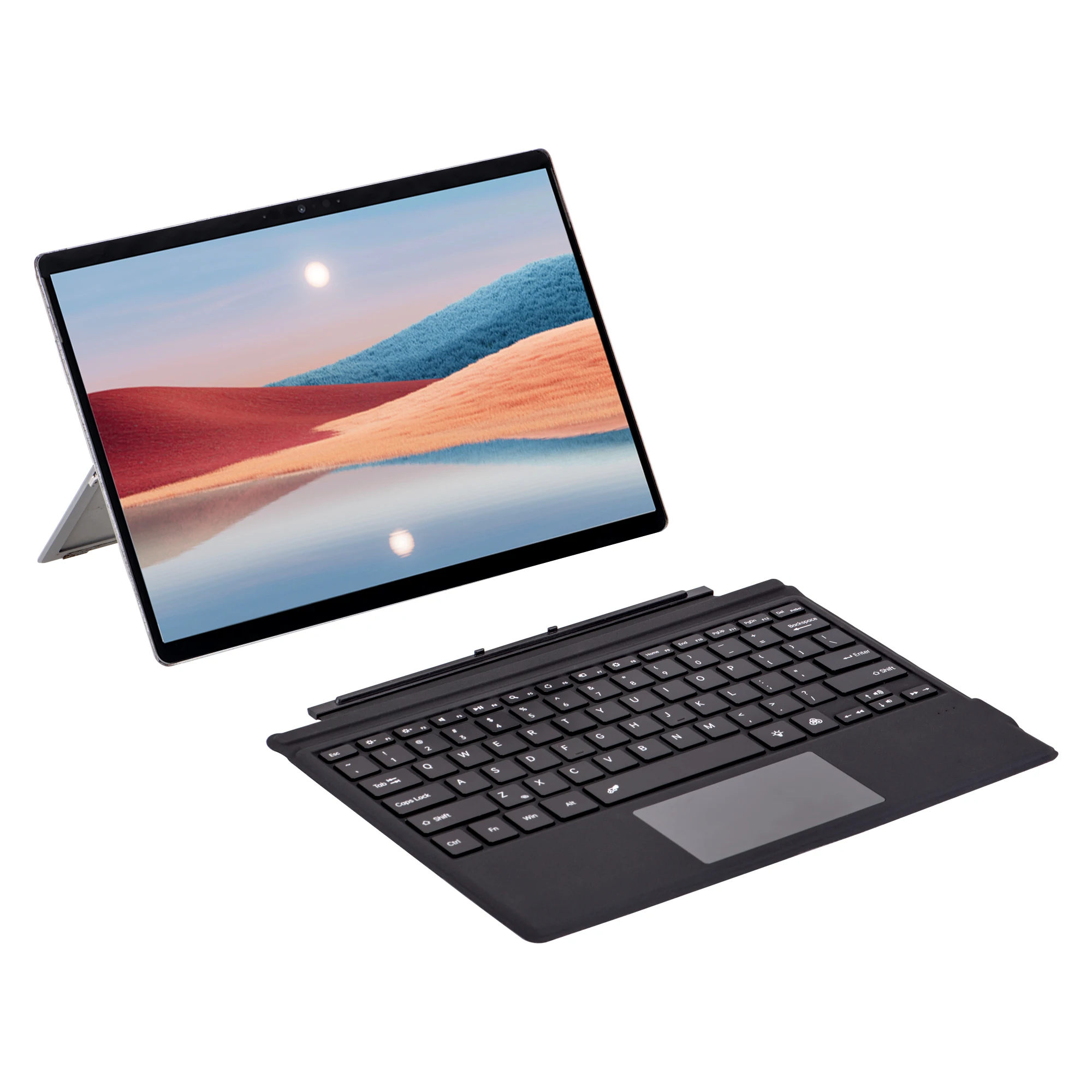 For Microsoft Surface Pro 7 Detachable Rechargeable Wireless Keyboard 7 ...