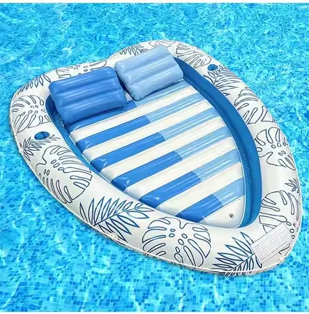 Heart Shape Inflatable Adult Pool Lounger Float Large Beach Sunbath ...