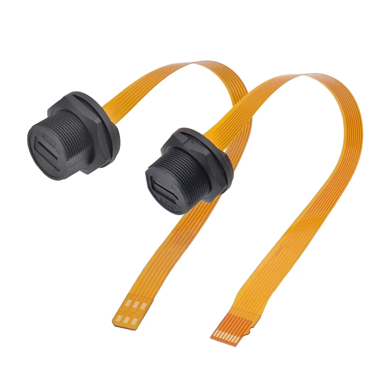 Sim Tf Waterproof Connector Socket Tf Card Threaded Back Mounted Female ...