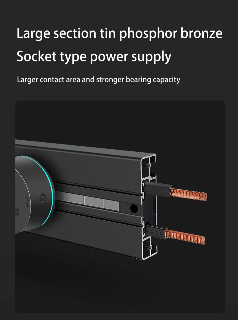 Kaisi 32a Socket Track 8000w Power Track With Smart Socket Wall Mounted ...