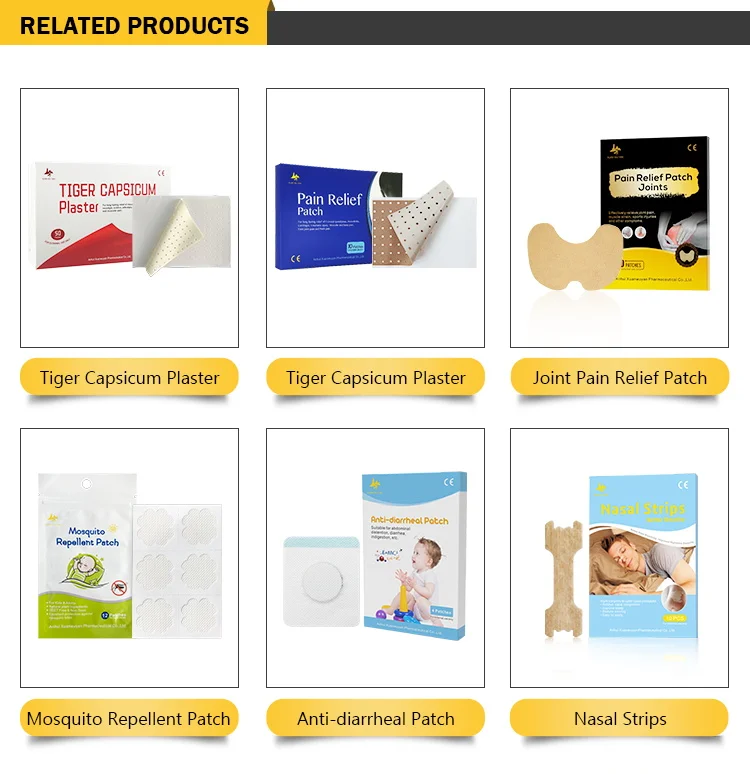 Warming Herbal Plaster Maximum Strength Deep Heating Extra Strength ...
