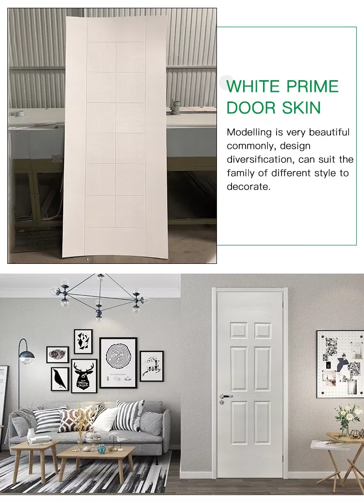 Molded Door Skin MDF/HDF, Natural Wood Veneered Molded Door Skin ...