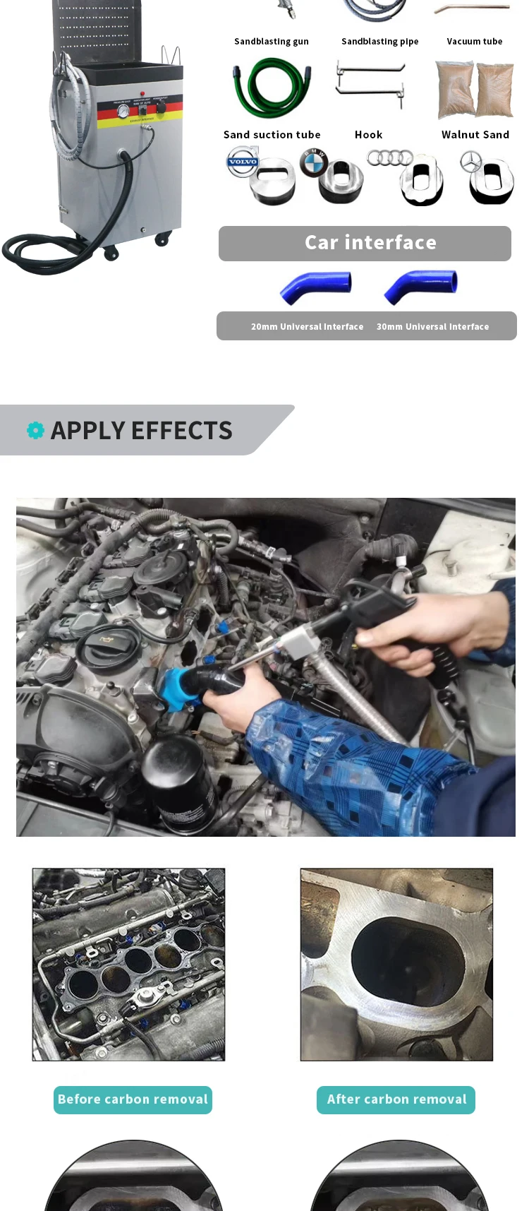 Hydrogen Engine Cleaning - Carbon Clean Machine Decarbonizer