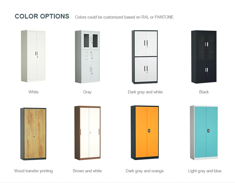 Wholesale Metal Cabinet Storage Office Metal File Cabinet Steel 2 Doors ...