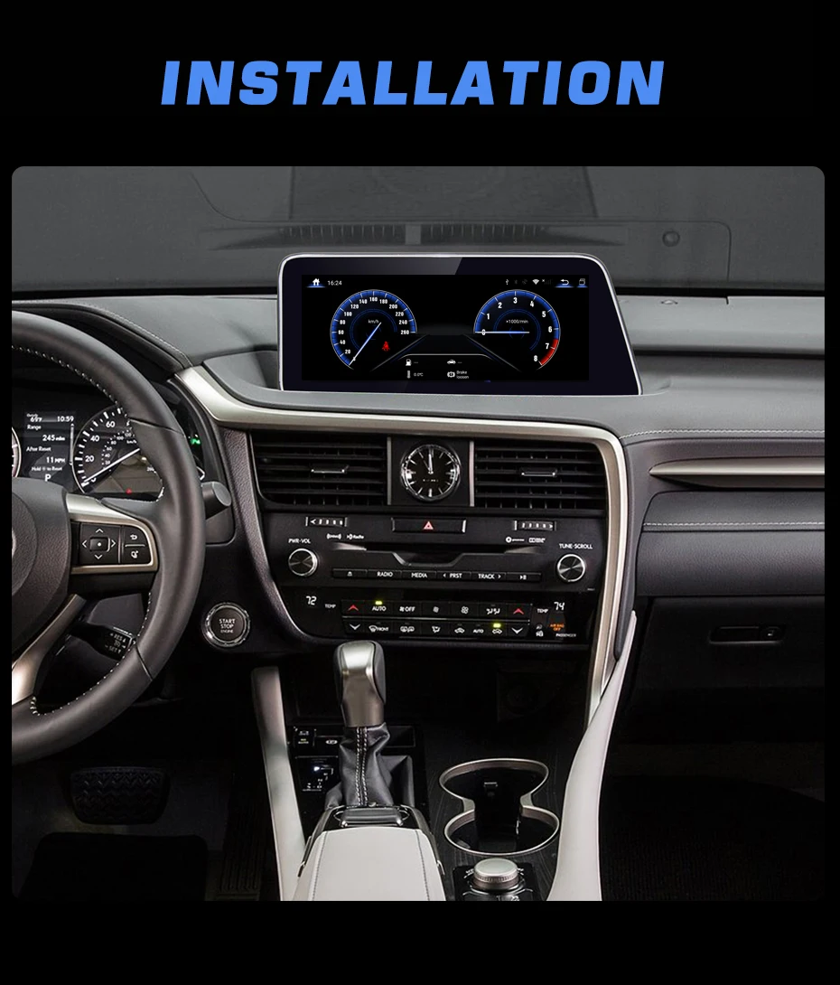 12.3 Inch Gps Android Car Multimedia For Lexus Rx 450h 220t 2016 ...