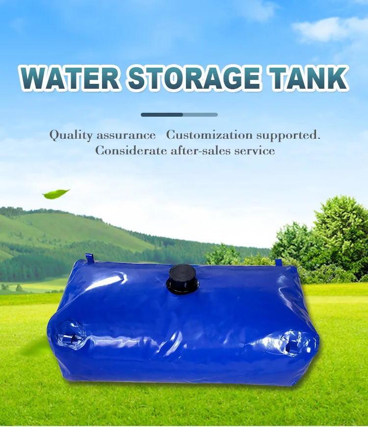 Collapsible PVC Water Storage Bladder Tanks Plastic Rainwater ...