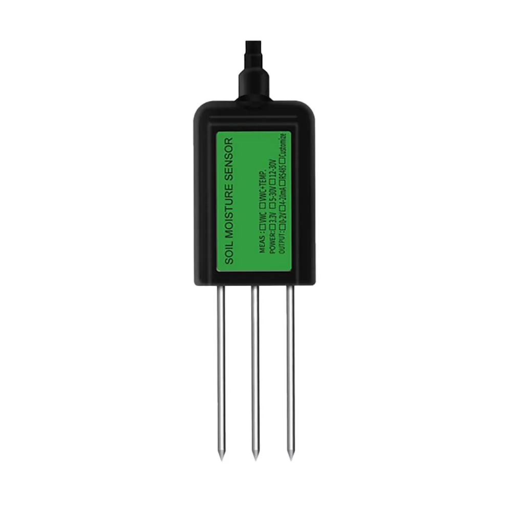 RS485 4-20mA Soil Temperature Humidity EC Sensors Soil Moisture ...