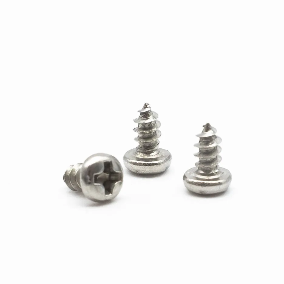 Self Tapping Screw Custom M2.6*7 Stainless Steel Small Screw Pan Head ...