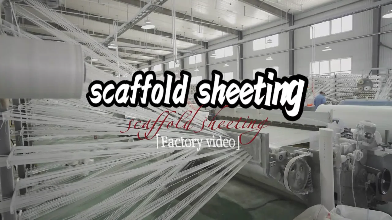 20x100 Feet Transparent 6mil String Reinforced Clear Poly Fabric Scaffolding Tarpaulin For ...