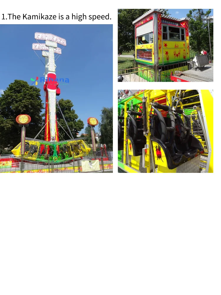 Outdoor Theme Park Crazy Rides Attraction Amusement Park Equipment ...