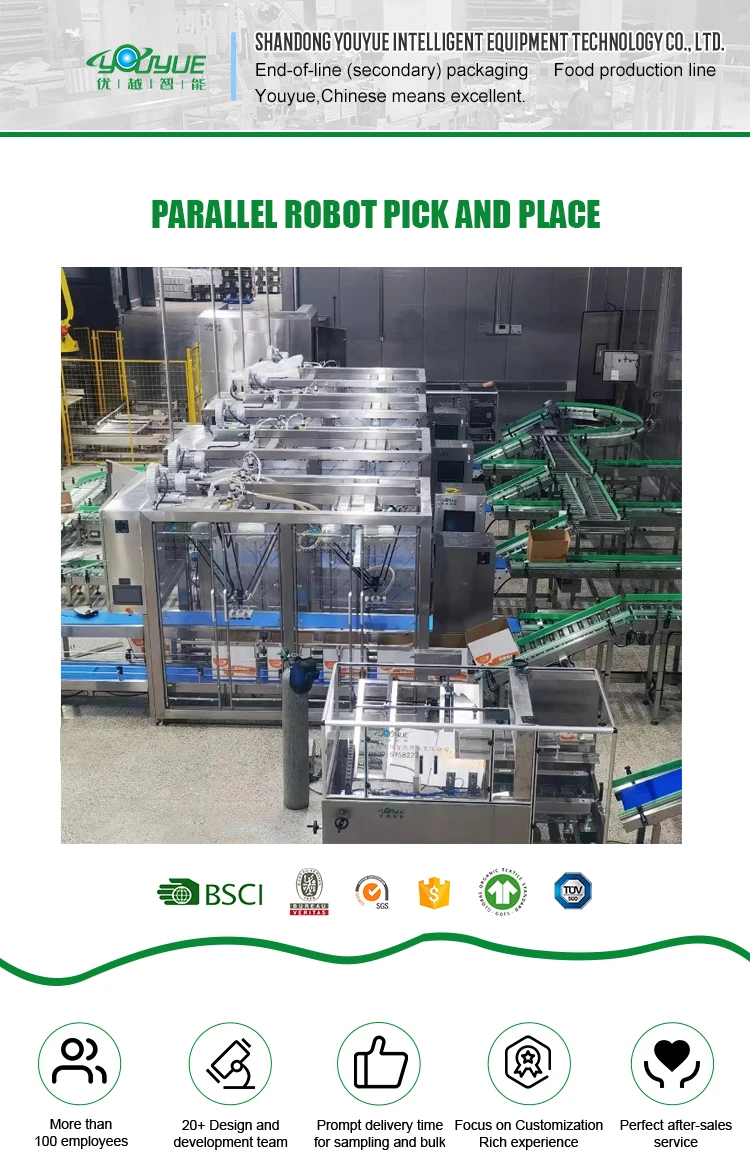 Best Selling Durable Using Robotic Packaging Equipment Parallel Robot ...