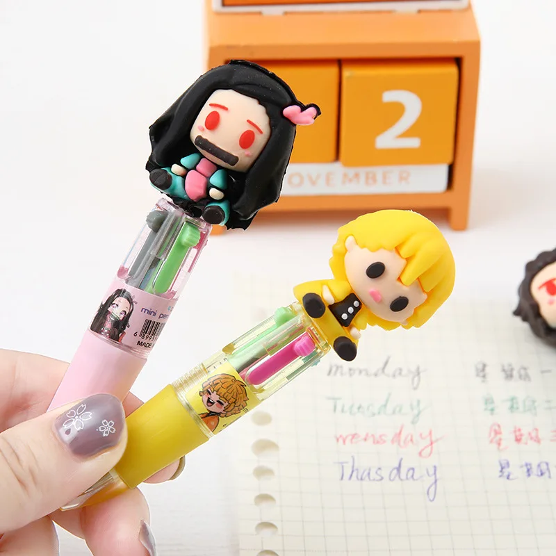 New Cartoon Around 4-color Ballpoint Pen Cartoon Ghost Blade Doll ...