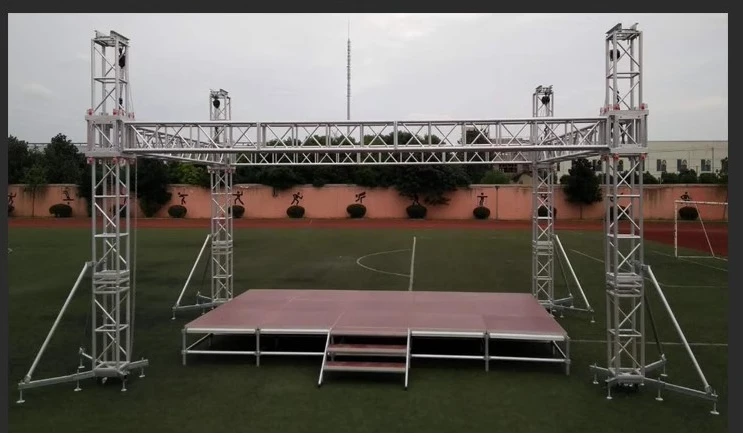 Aluminum Roof Truss System With Stage For Concert Wall Ground Stand ...