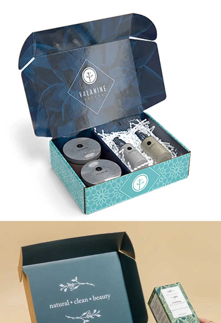 Custom Printed Corrugated Cardboard Mailer Box with Inserts