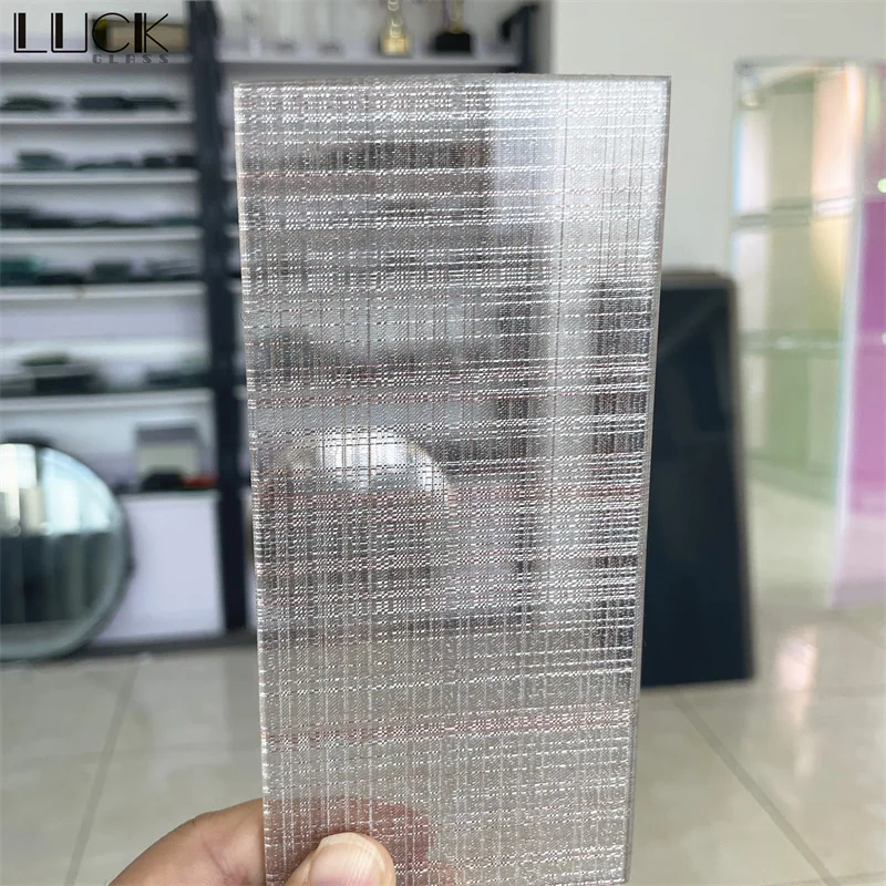 Safety Laminated Wire Mesh Uc Non Glare Decorative Glass - Buy ...