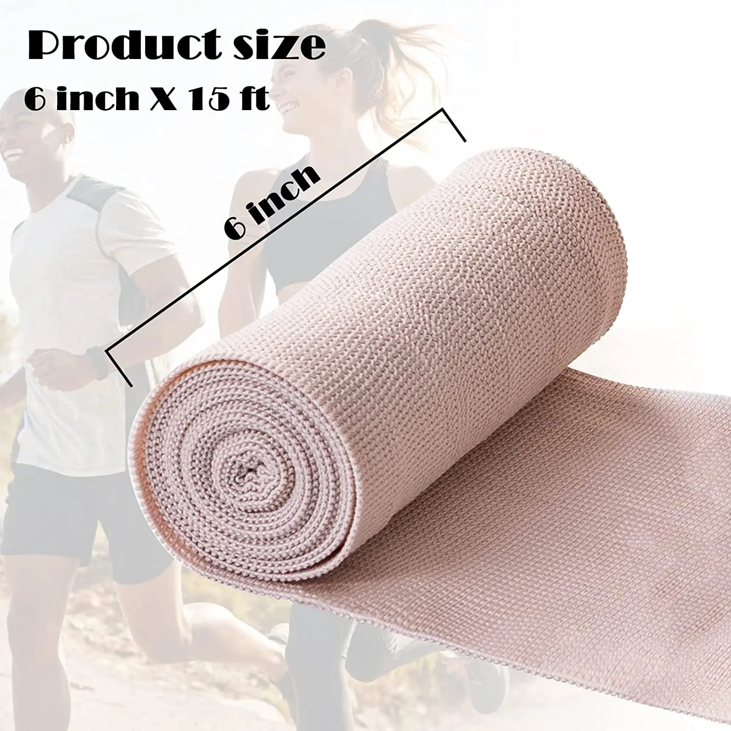 Aranea Custom Logo Medical Skin Color Latex High Elastic Bandage Roll ...
