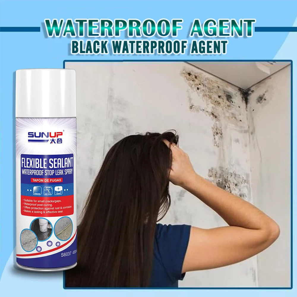 Home Building Aerosol Anti Leaking Sealant Spray Leak Repair Water Stop ...