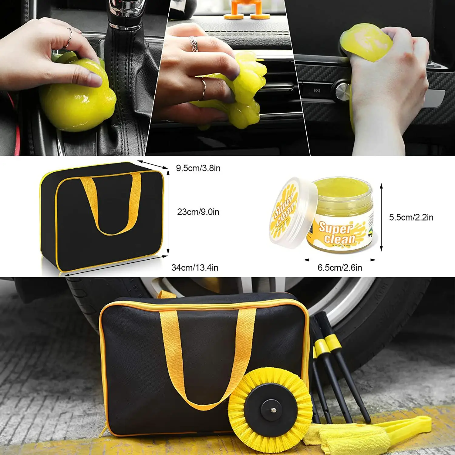 Zhenda Whole Set Customized Color Car Cleaning Kit High Quality ...