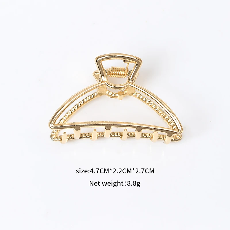 Small Hair Claw Stylish Alloy Hair Accessory For Secure Ponytails And ...