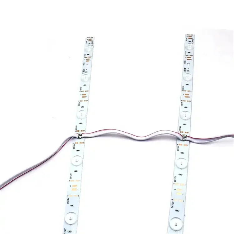 Diffuse reflection DC 12V high-brightness lens LED strip with ultra ...