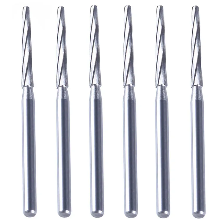 28mm Dental Surgical Carbide Bone Cutters Finishing Burs 6pcs Z Tooth ...