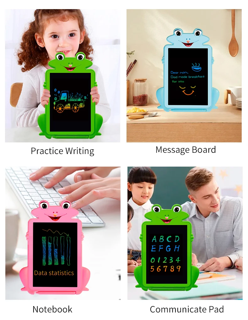 Frog Shape Cartoon Style Drawing Graphic Tablet Doodle Board Toddler ...