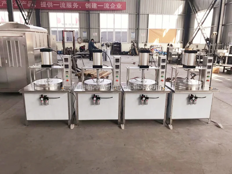 Pneumatic Chapati Roti Paratha Making Machine Hydraulic Flour Wheat ...