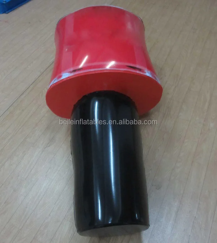 Custom PVC Inflatable Nail Oil Bottles for Advertising