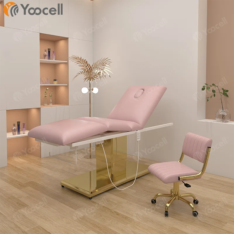 Yoocell Black Electric Spa Beauty Treatment Chair Bed Spa Bed Luxury ...