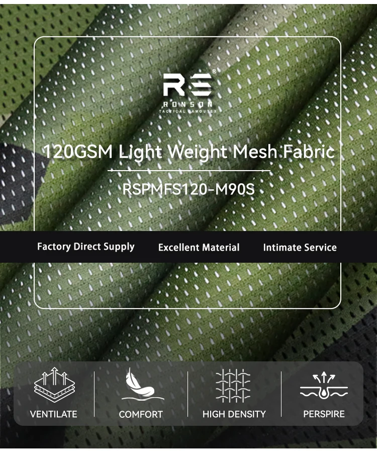 M90S Sweden Woodland Camouflage Mesh - Lightweight & Durable