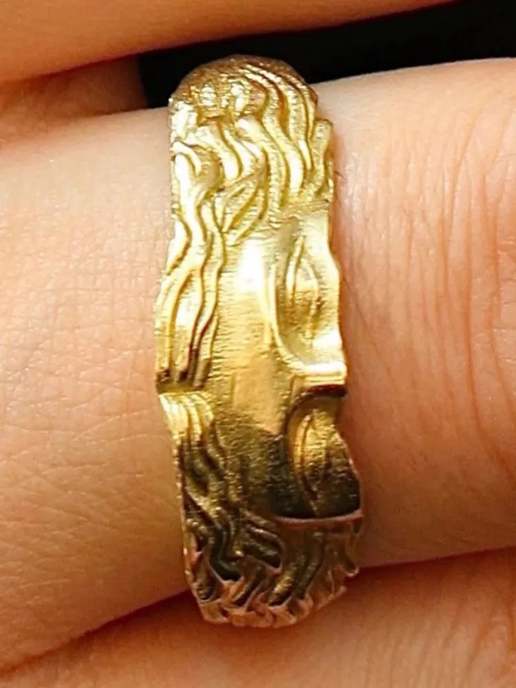 Wholesale Fashion Copper Alloy venus Half Face Adjustable Rings for ...