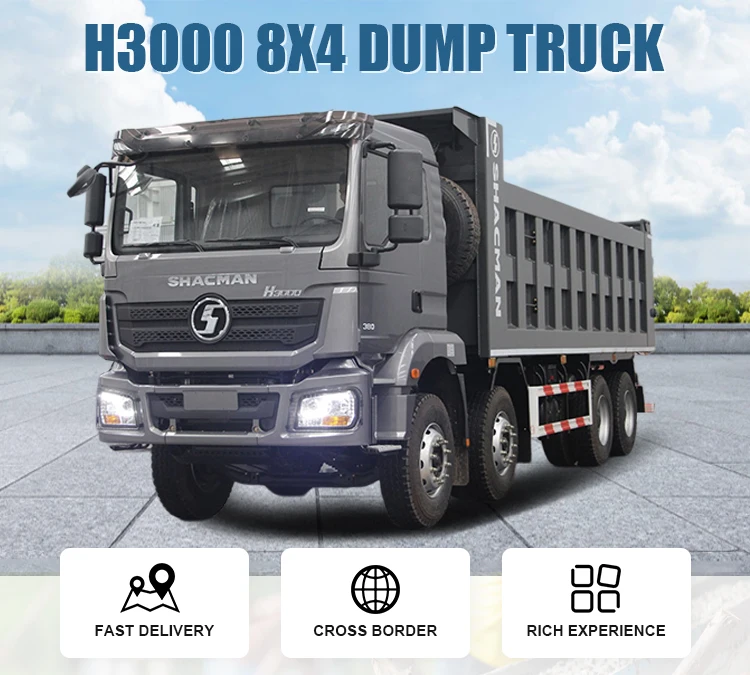 Shacman H3000 12 Wheeler Dump Truck - Heavy Duty & Reliable