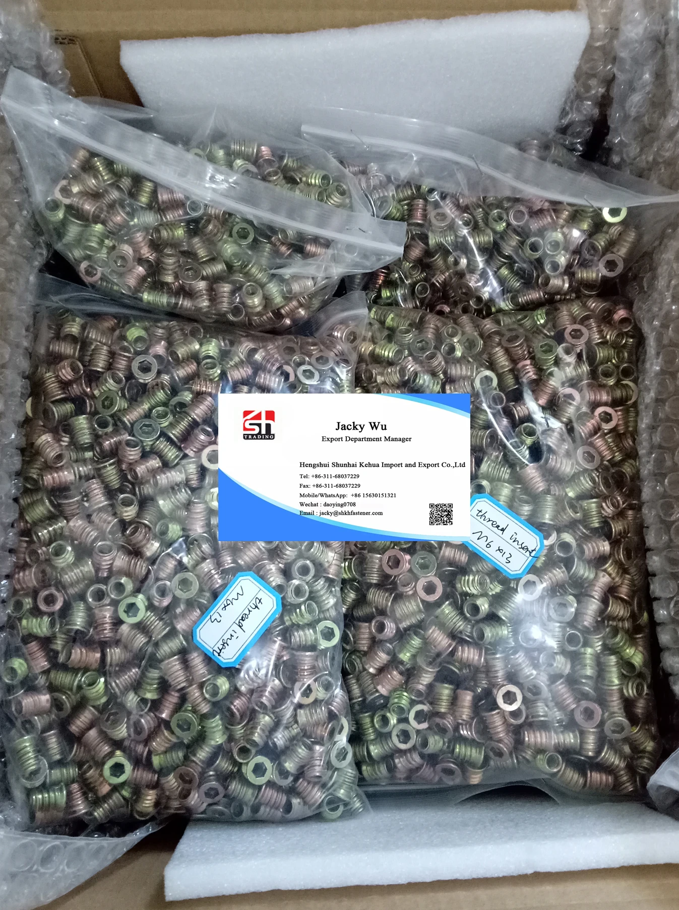M6 M8 M10 Steel Galvanized Furniture Wood Threaded Bushing D Insert ...